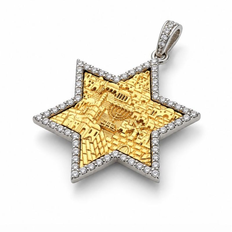 Explore Our 14k Gold Star of David Pendants from Israel – Yoel's Jewelry